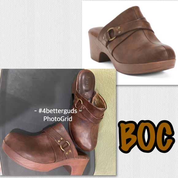 boc | Shoes | New Boc Comfort Back Open Mule Cross Strap Metal Ring ...